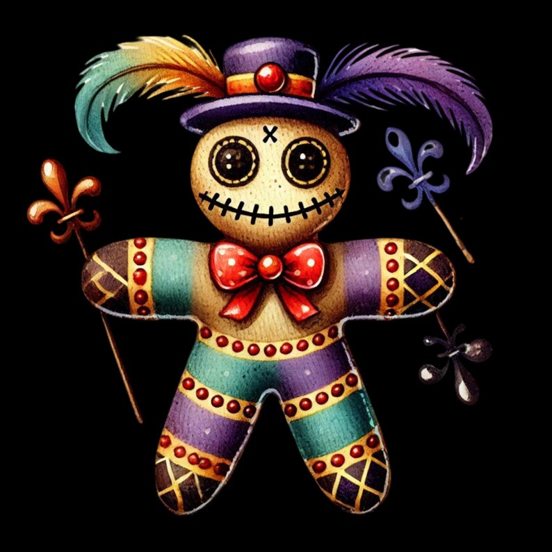Voodoo Doll Mardi Gras PNG Bundle: Snarky Adult Humor (digital Download ...