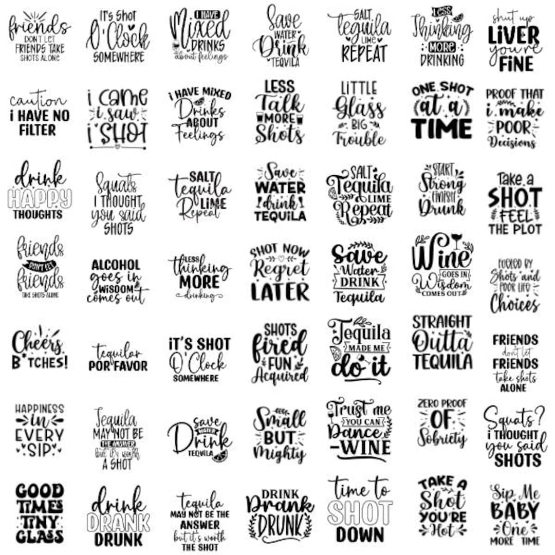 Shots Lover Quotes PNG: Funny Drinking Sayings, Mugs Graphics (digital ...