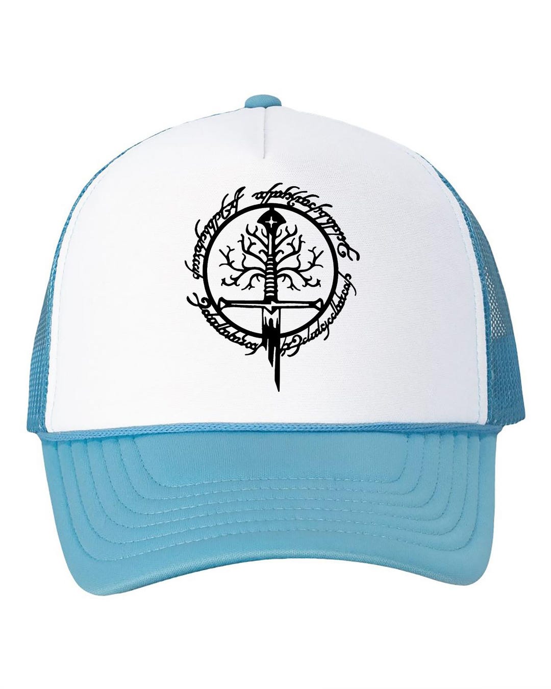 Sword Foam Mesh-back Trucker Cap, LOTR Fans Hat, Gift for Book Lovers ...