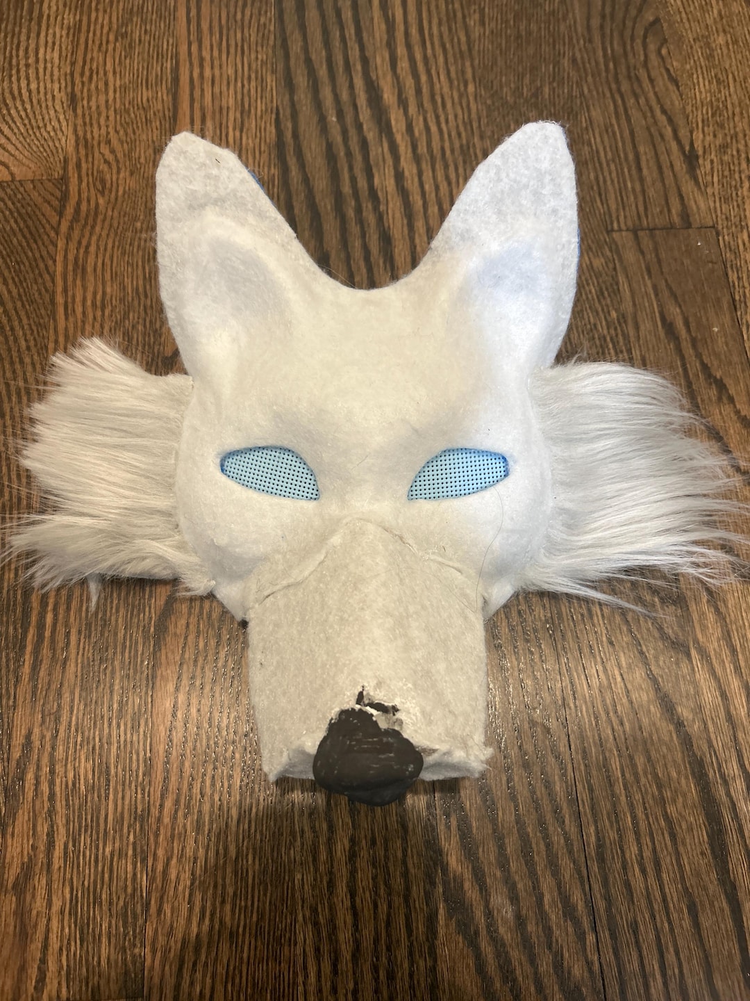 Arctic Fox Mask - Etsy