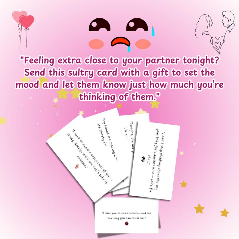 Printable Love, Emotion Cards - Romantic Messages for Couples, Apology ...