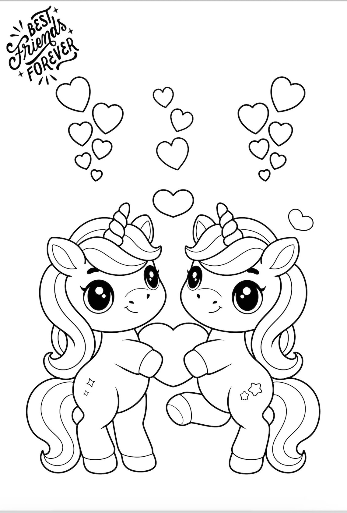 Unicorn Coloring Book for Kids – 20 Magical Pages to Color! - Etsy