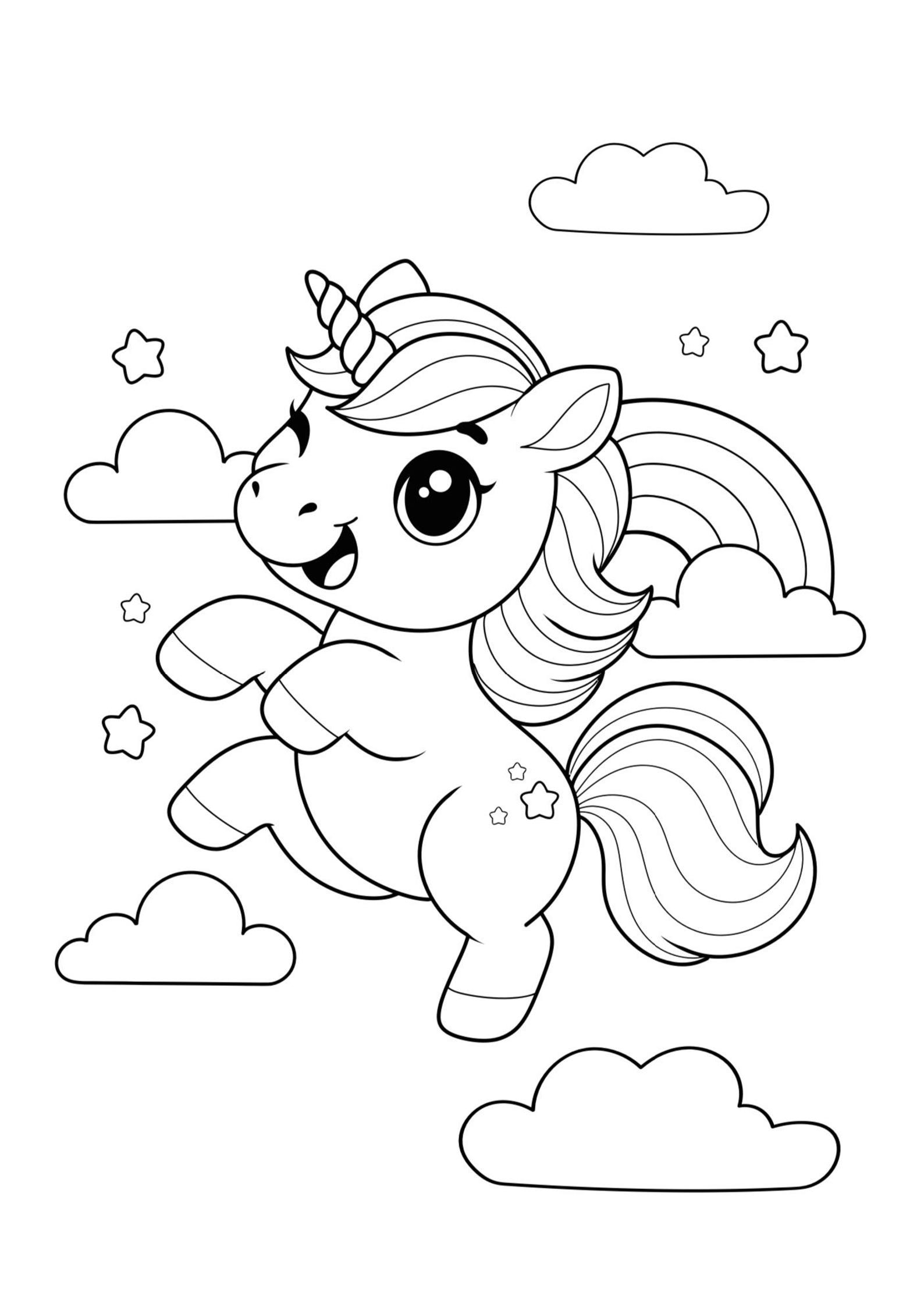 Unicorn Coloring Book for Kids – 20 Magical Pages to Color! - Etsy