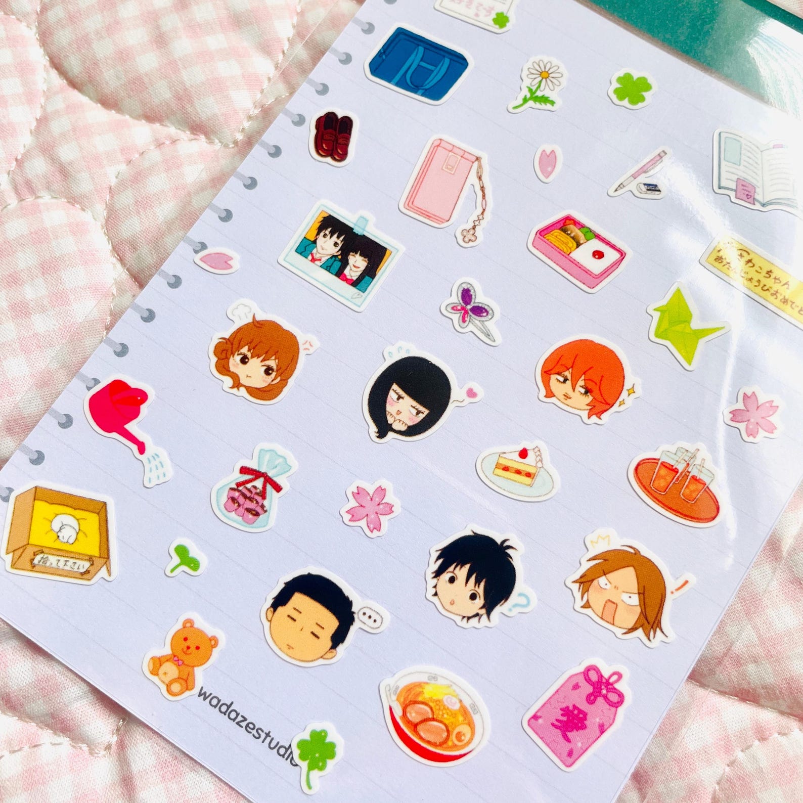 Kimi Ni Todoke Sticker Sheet | Original Art Japanese Kawaii Stickers ...