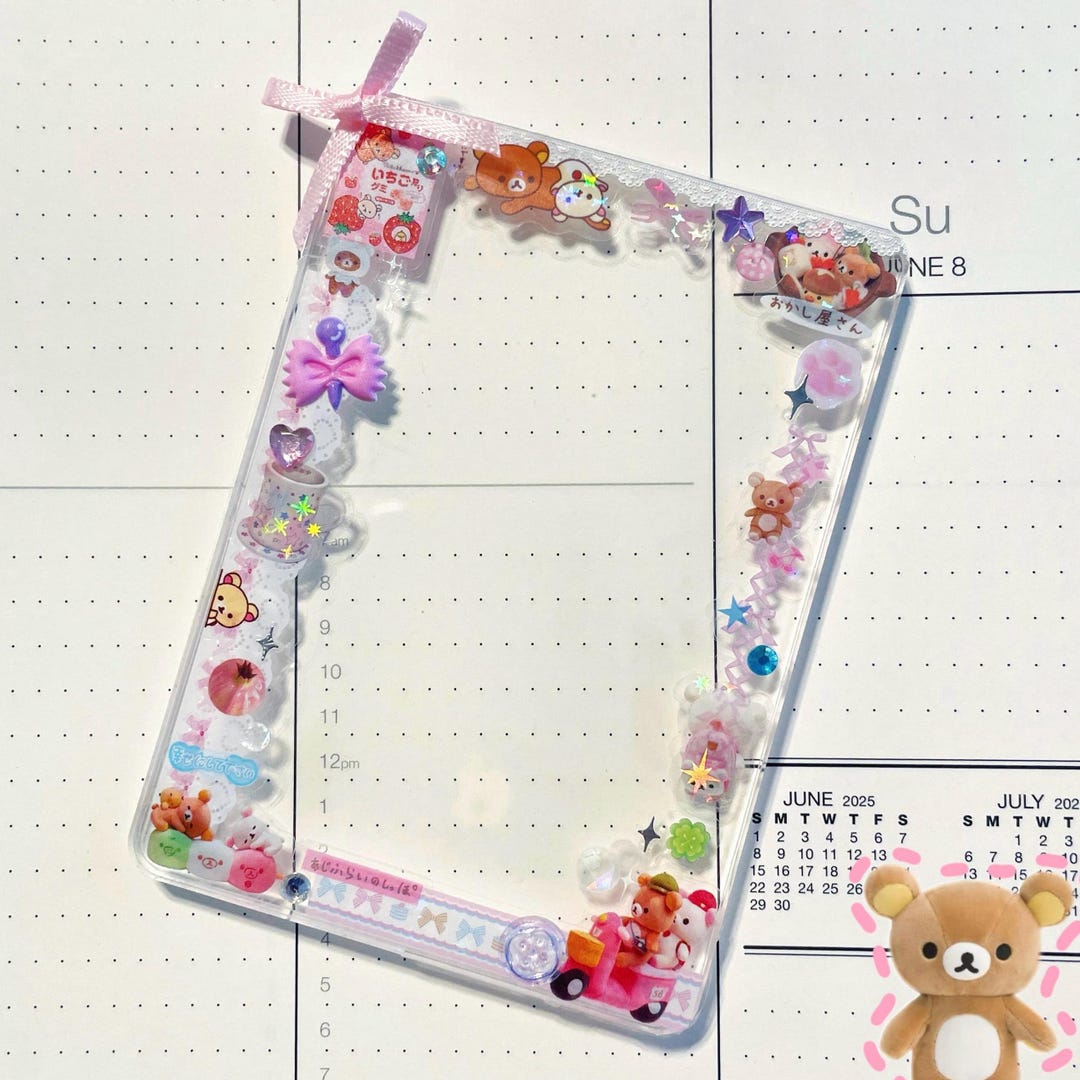 Rilakkuma-themed Magnetic Acrylic Frame ONLY | Custom Decorated ...