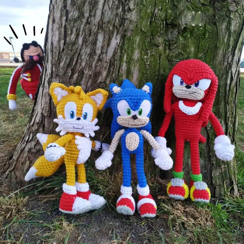 Sonic and Tails Crochet - Etsy UK