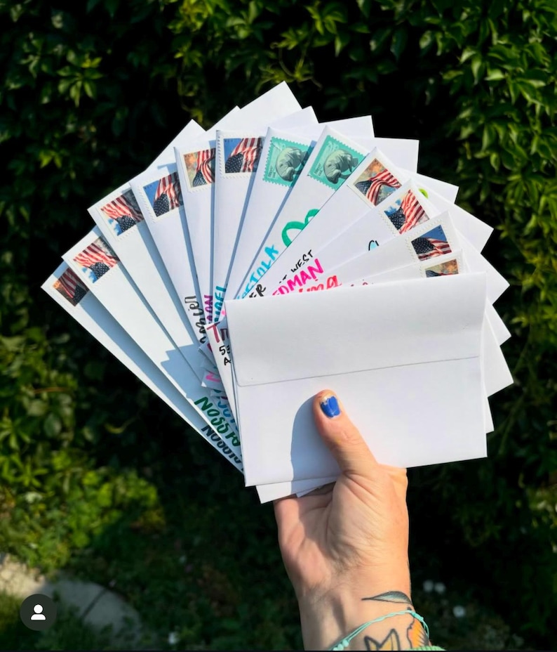 Camp Happy Mail Custom Card for Campers Custom Message and Colors - Etsy