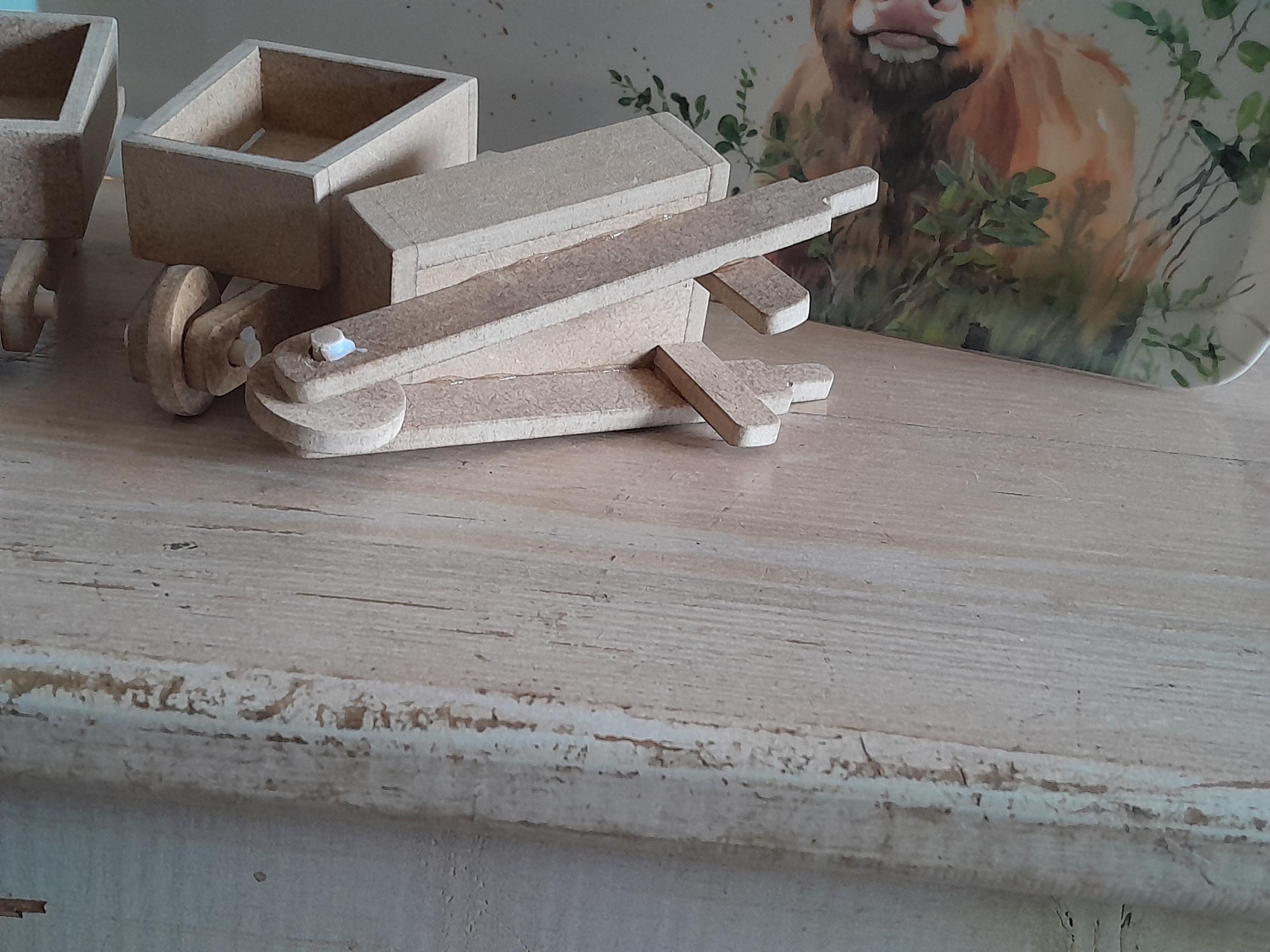 Handmade Wooden Wheelbarrow - Etsy