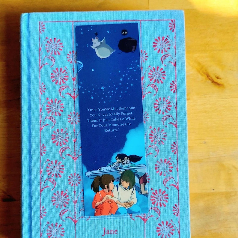 Spirited Away Bookmark - Studio Ghibli - Hayao Miyazaki – Japanese Animation Gift – Reading ...