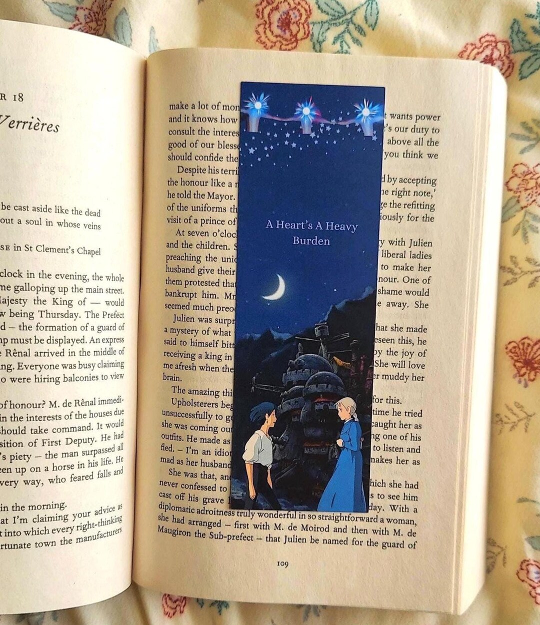 Howl's Moving Castle Bookmark - Studio Ghibli - Sophie - Howl - Etsy