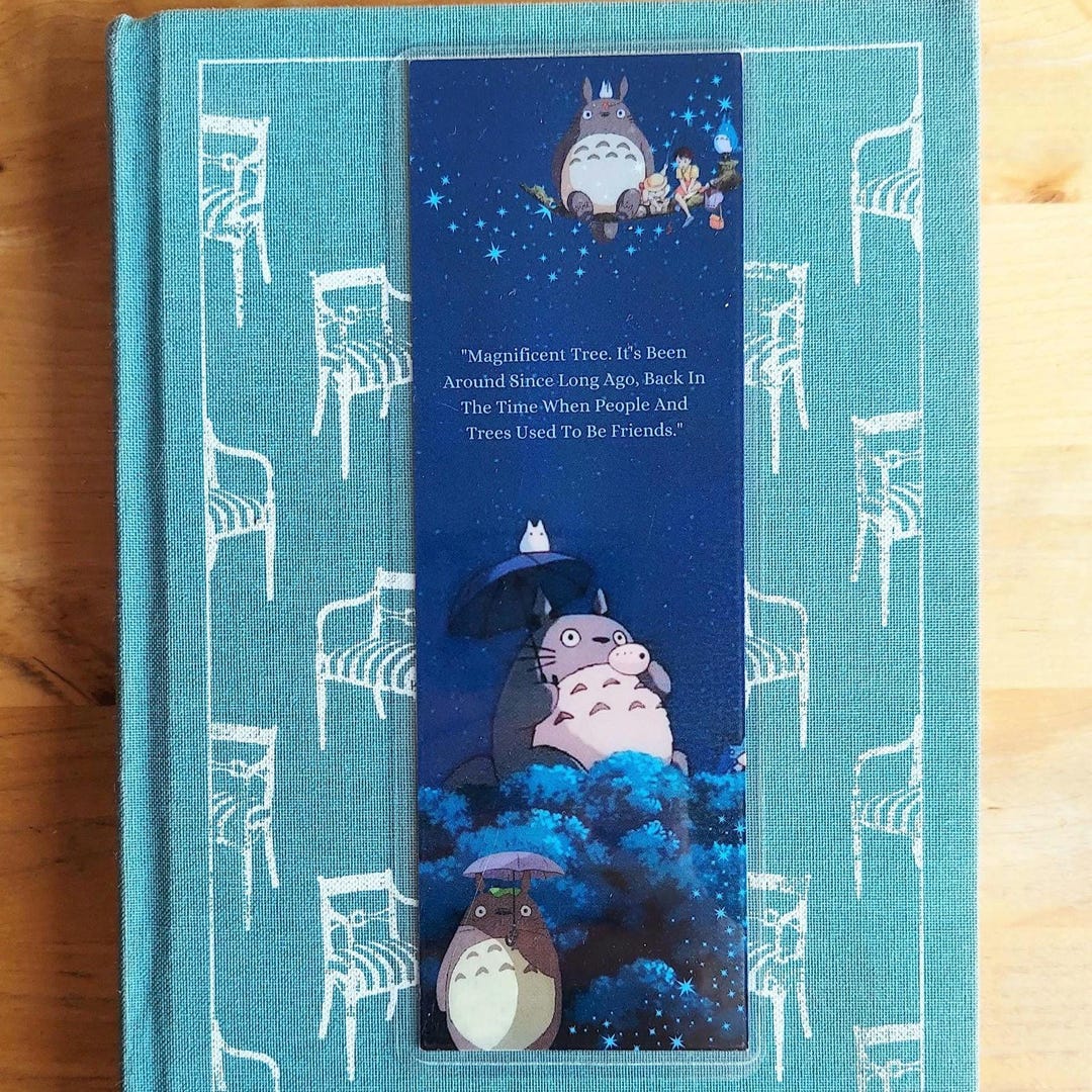 My Neighbor Totoro Bookmark – Studio Ghibli – Anime Gift – Japanese ...