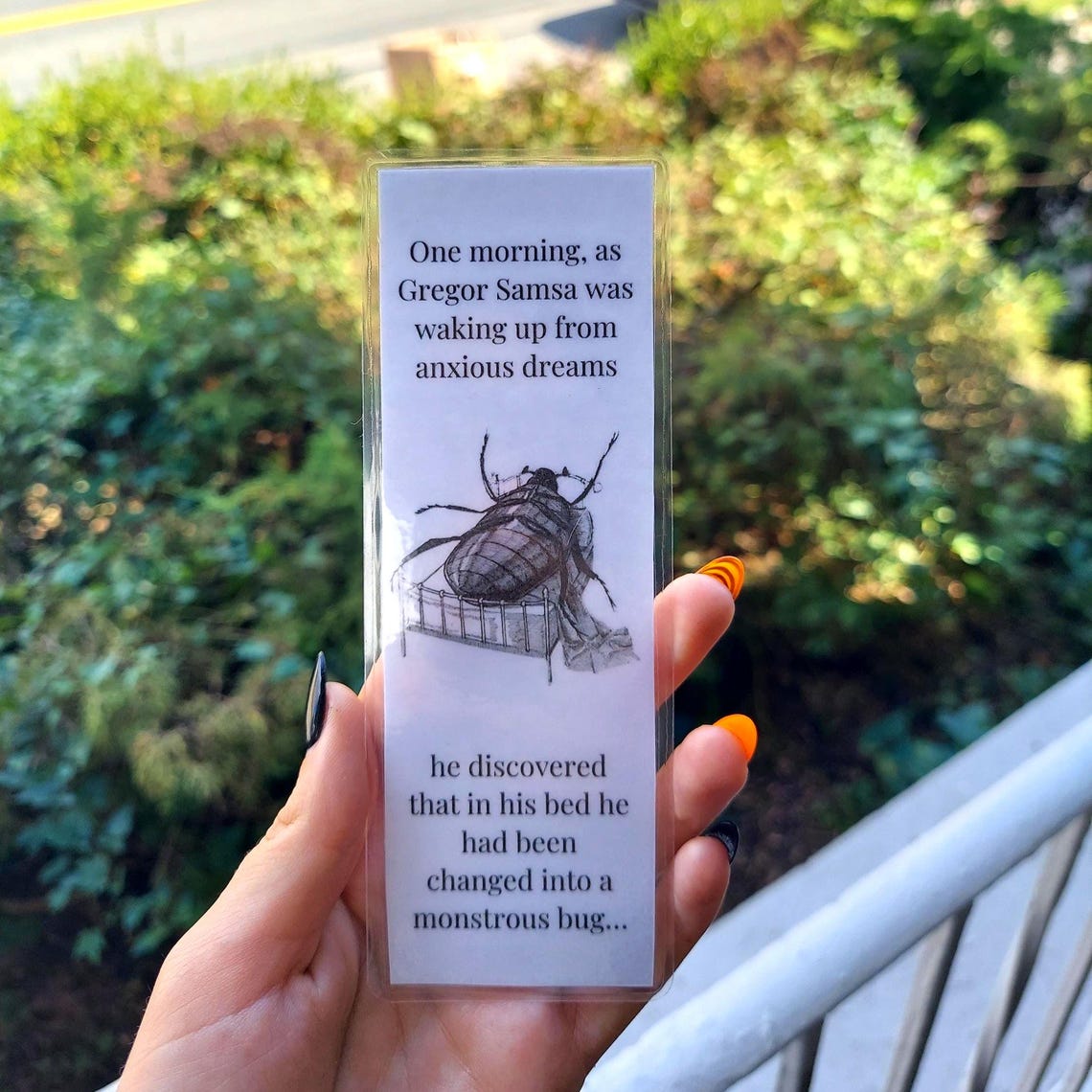 Franz Kafka Metamorphosis Bookmark: Classic Literature Gift - Etsy