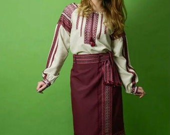 Ukrainian Folk Skirt - Etsy