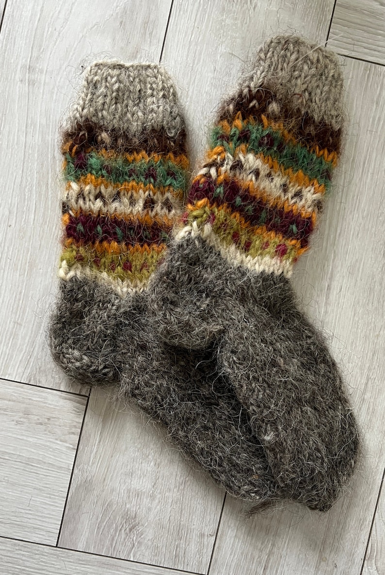 Warm Sheep Wool Winter Ukrainian Socks Ukrainian Gift - Etsy
