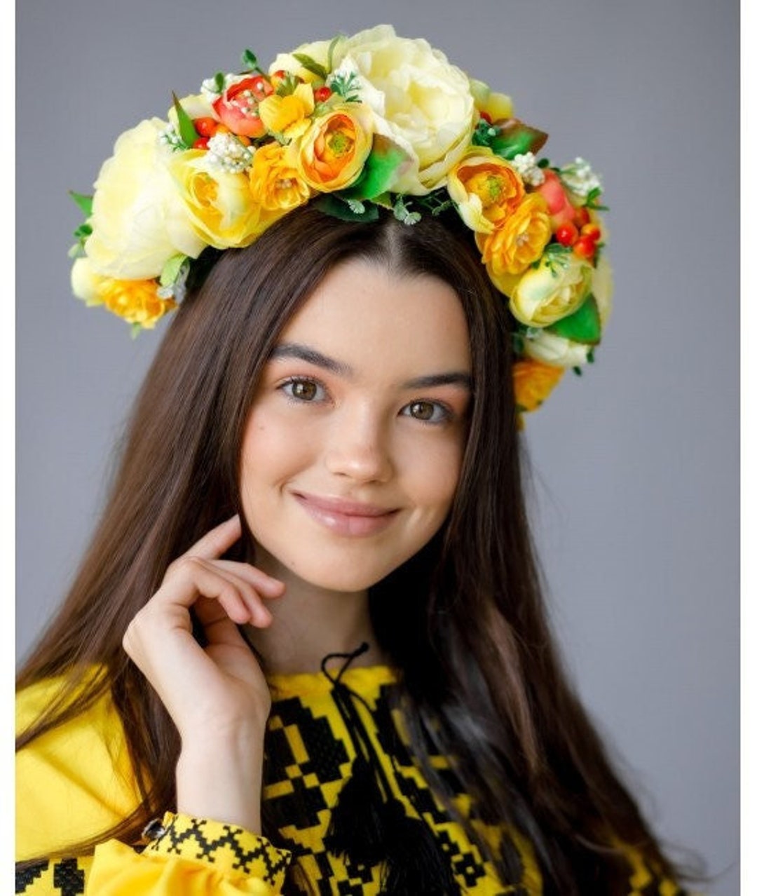 Traditional Ukrainian Vinok, Ukrainian Vyshyvanka Accessory, Vinok With ...