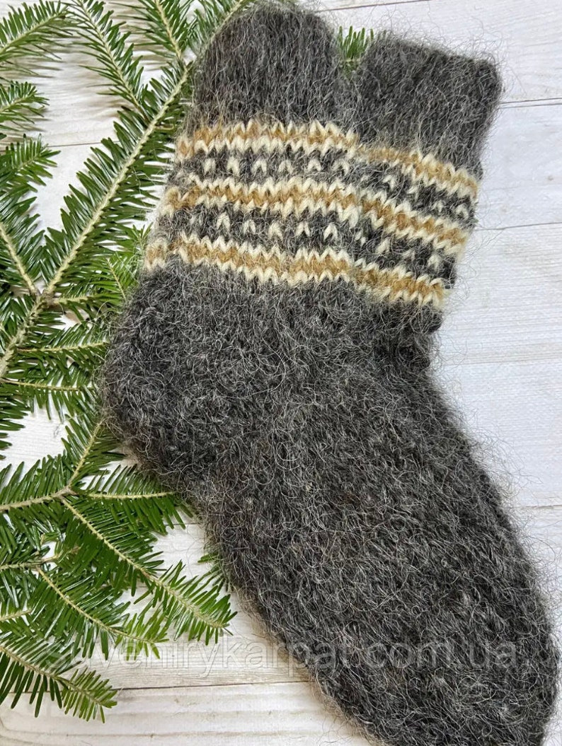 Warm Sheep Wool Winter Ukrainian Socks Ukrainian Gift - Etsy