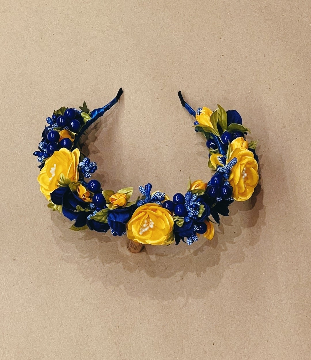 Elegant Ukrainian Vinok in Traditional Colors, Ukrainian Headband ...