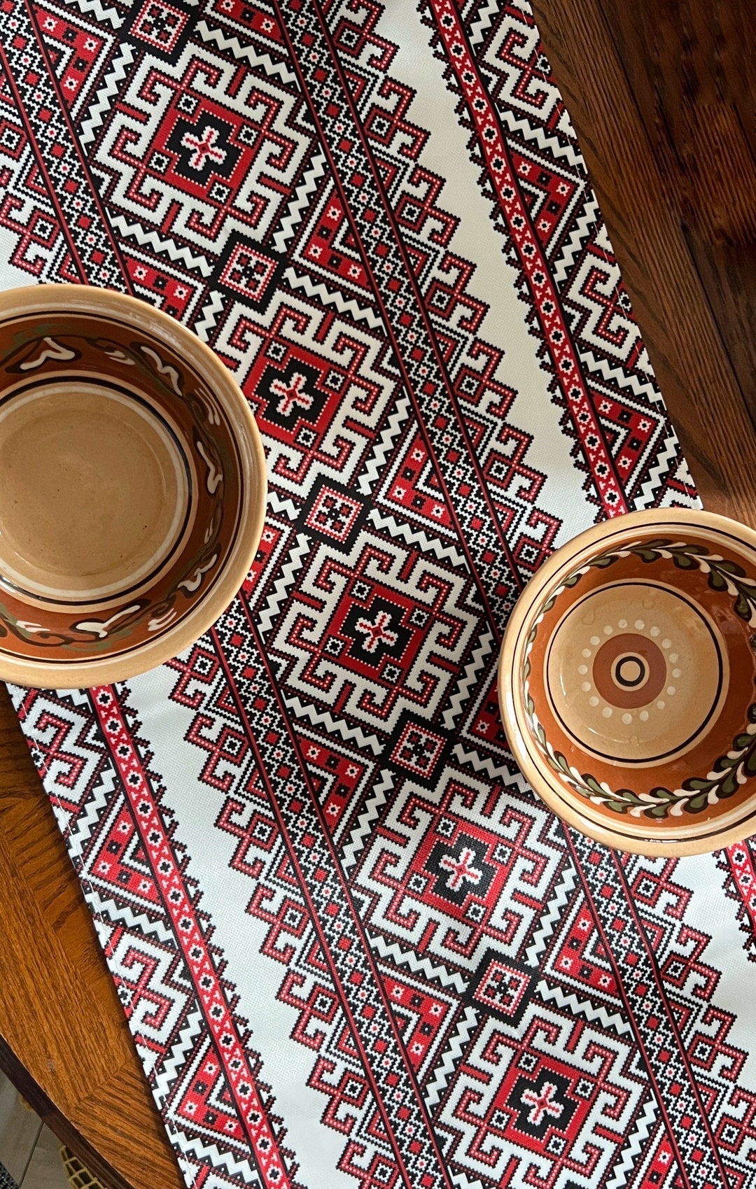 Modern Ukrainian Print Table Runner, Ukrainian Home Decor, Ukrainian ...