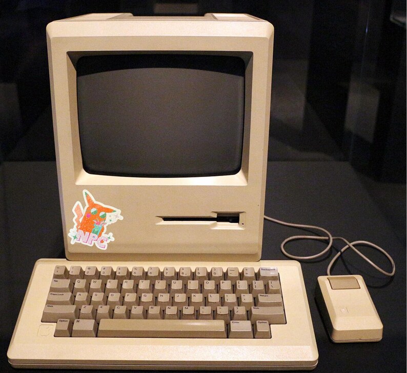 Not A Real Person NPC Holographic Water Resistant Sticker–sparkly ...