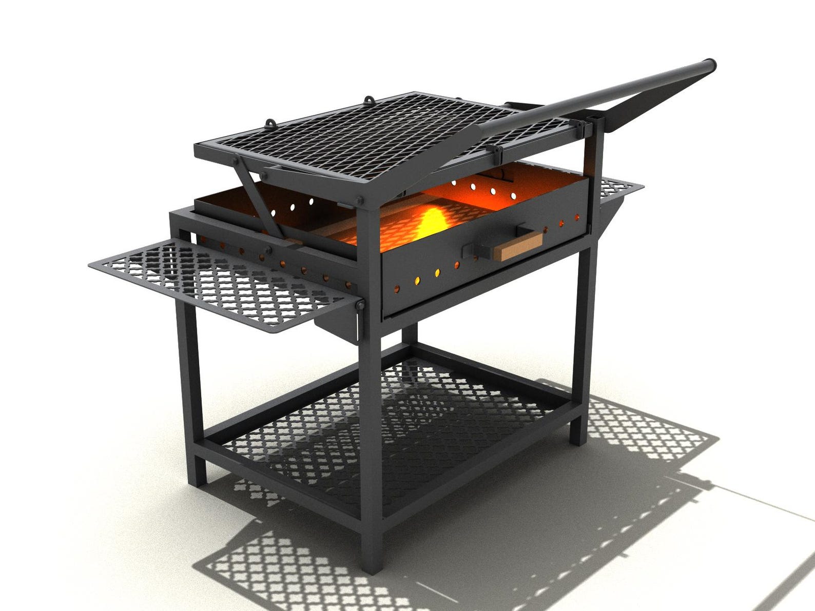 Rotating Grill Plans: DXF STEP PDF Files for Laser/plasma Cutting - Etsy