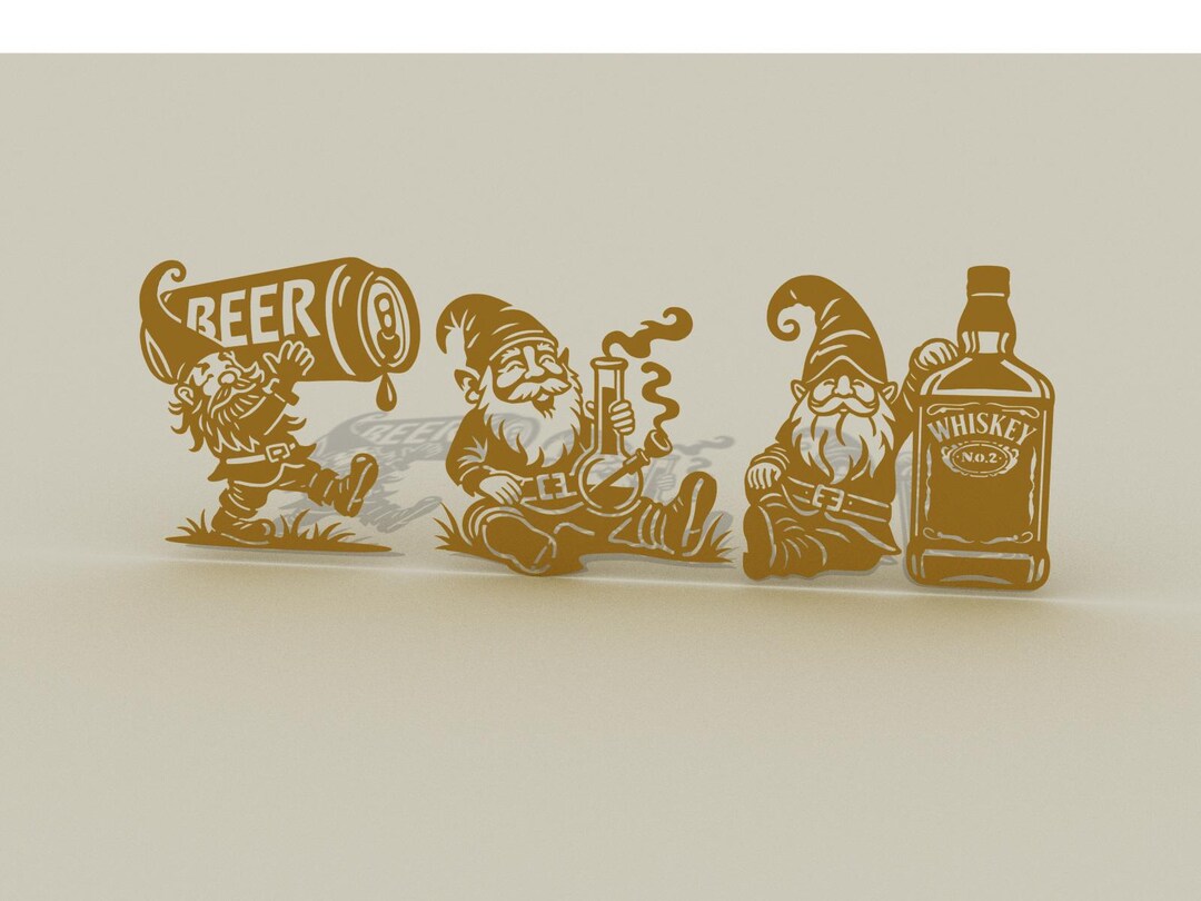 Garden Gnome 4. DXF File for Plasma, Laser Cutting - Etsy