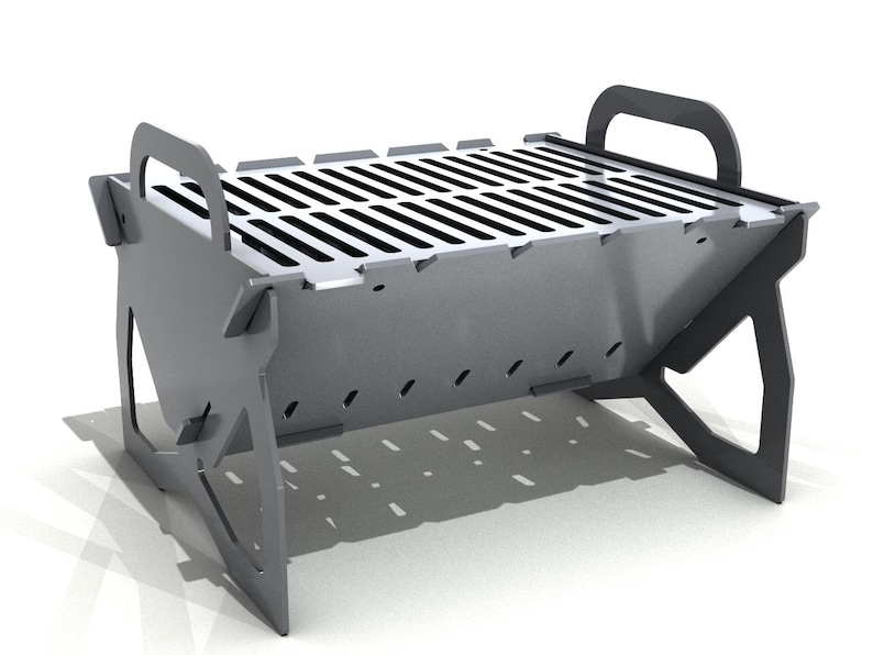 Folding BBQ Grill Plans: DXF Files for Laser/plasma Cutting - Etsy
