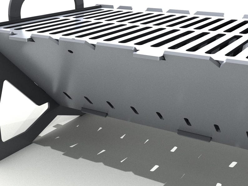 Folding BBQ Grill Plans: DXF Files for Laser/plasma Cutting - Etsy