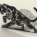 Panther. Wall Decor. Garden Decor. DXF File for Plasma, Laser Cutting ...