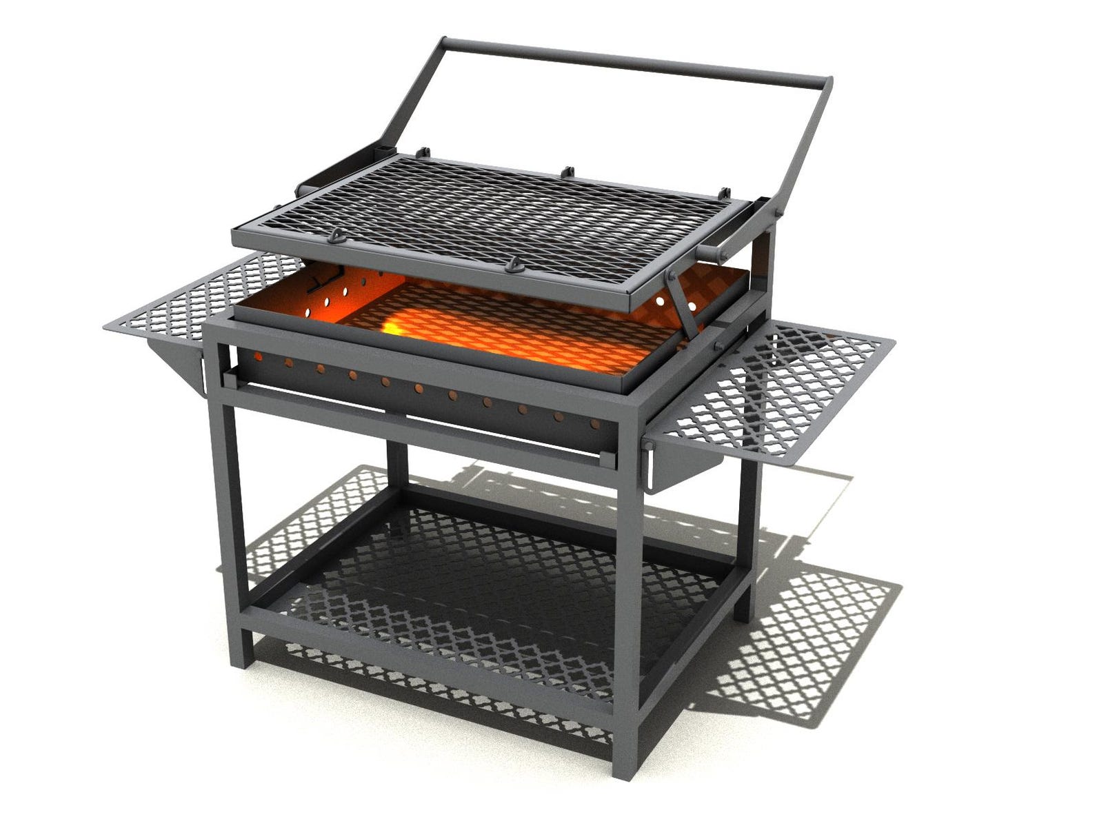 Rotating Grill Plans: DXF STEP PDF Files for Laser/plasma Cutting - Etsy