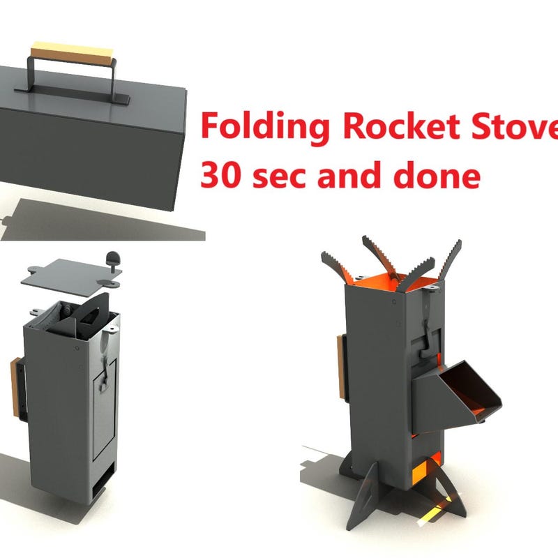 Rocket Stove Dxf File Etsy