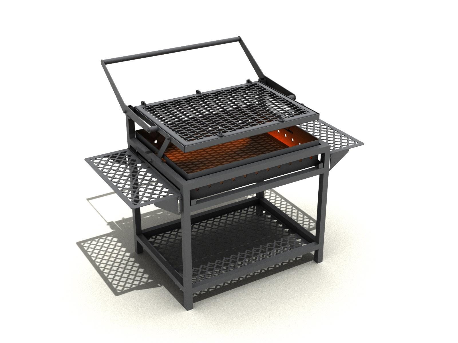Rotating Grill Plans: DXF STEP PDF Files for Laser/plasma Cutting - Etsy