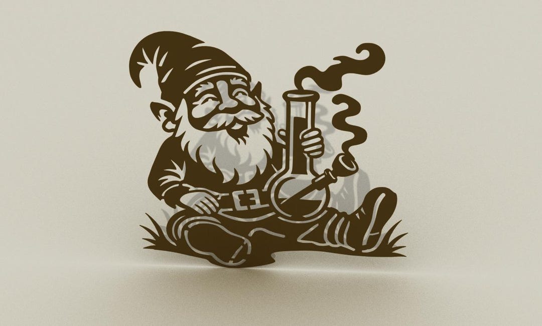 Garden Gnome. DXF File for Plasma, Laser Cutting - Etsy