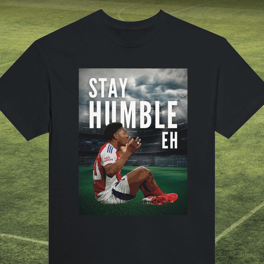 Myles Lewis Skelly T-shirt | Stay Humble Football T-shirt | Arsenal Fan ...