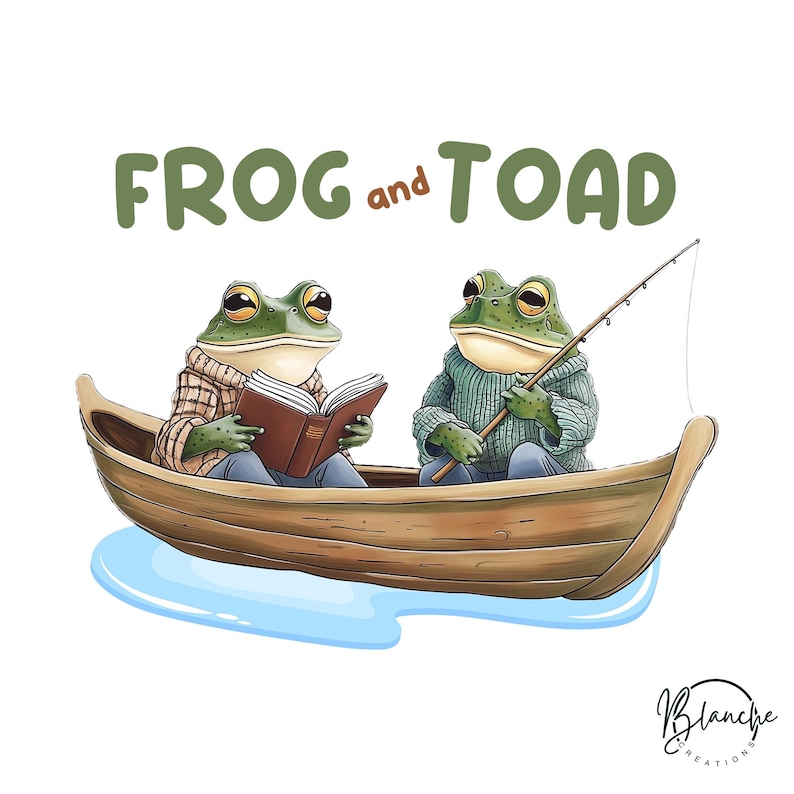 Frog and Toad SVG, Cute Cottagecore Frog Clipart, Funny Kawaii Animal ...