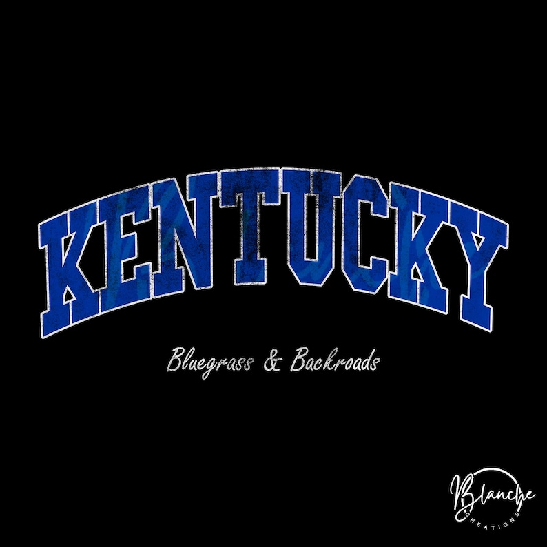 Vintage Kentucky State SVG PNG, Retro Distressed Design, State Outline ...