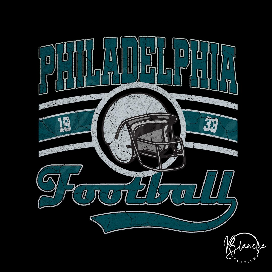 Vintage Philadelphia Football SVG PNG, Retro Football SVG File, Game ...