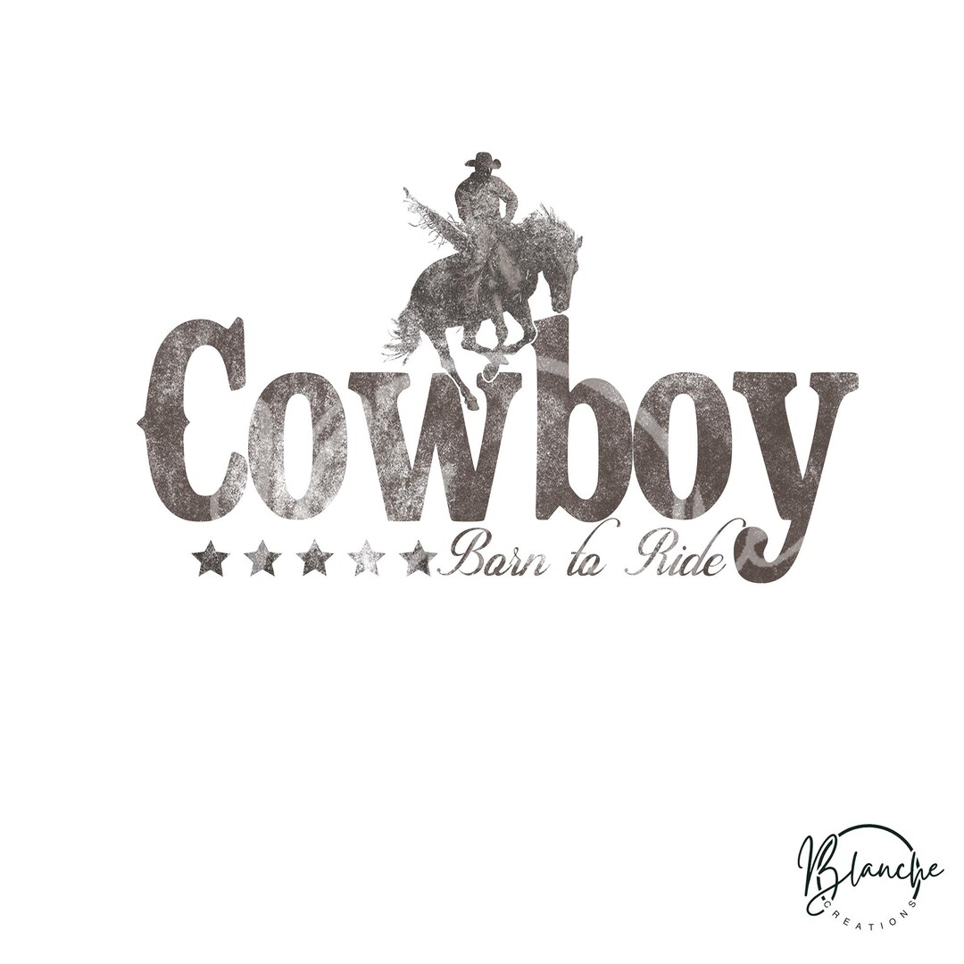 Vintage Cowboy SVG PNG, Retro Western Design, Country Rodeo Clipart ...