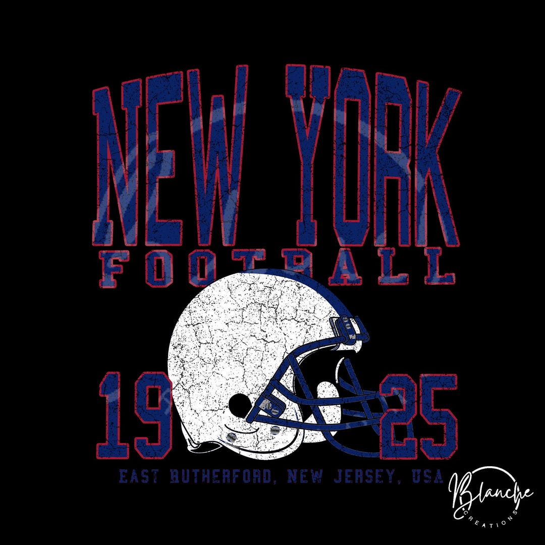 Vintage Distressed New York Football SVG - New York Football Team ...