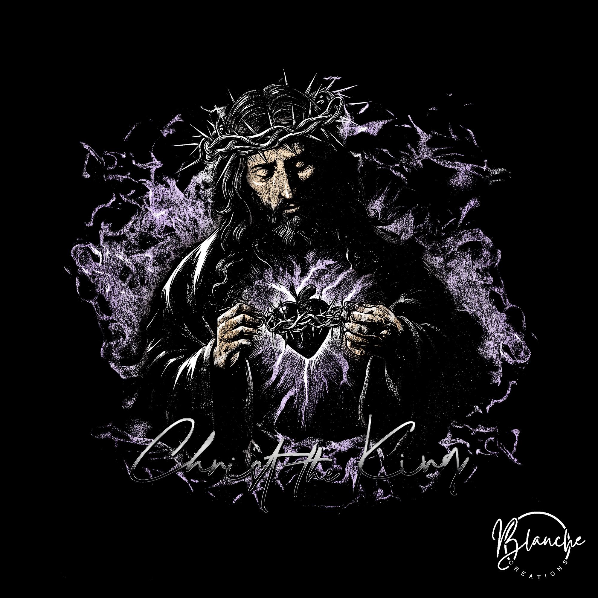 Vintage Christ the King Jesus PNG, Christian Faith Design, Retro ...