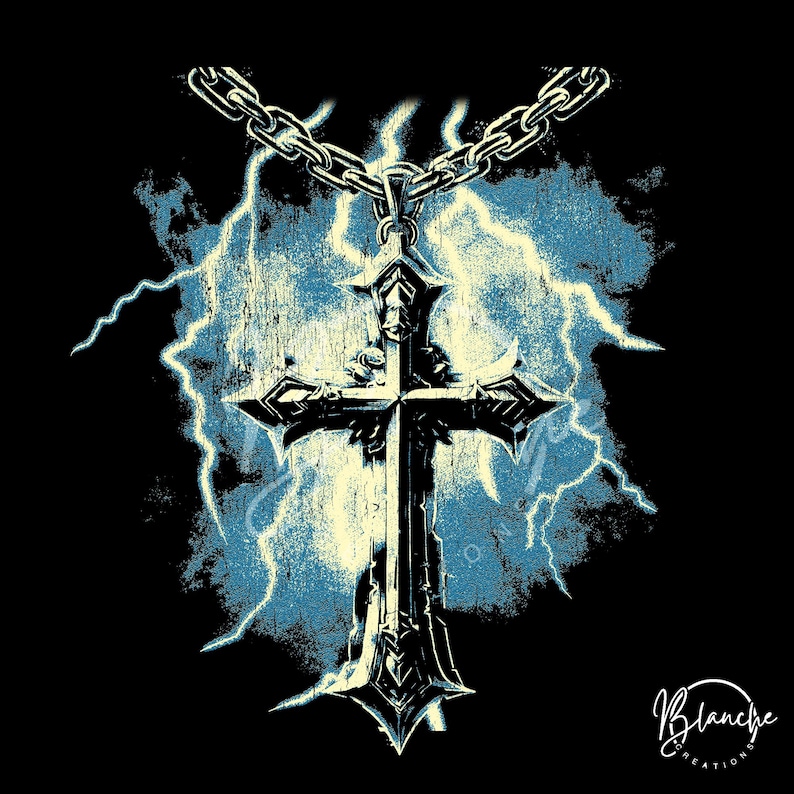 Vintage Cross Christian PNG, Faith Design, Retro Religious PNG for ...
