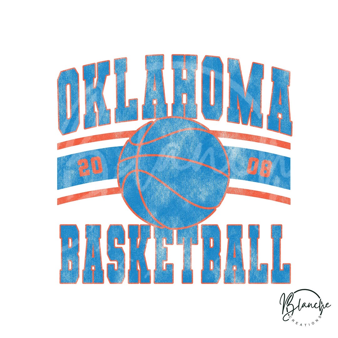 Vintage Oklahoma Basketball SVG PNG, Retro Basketball Clipart ...