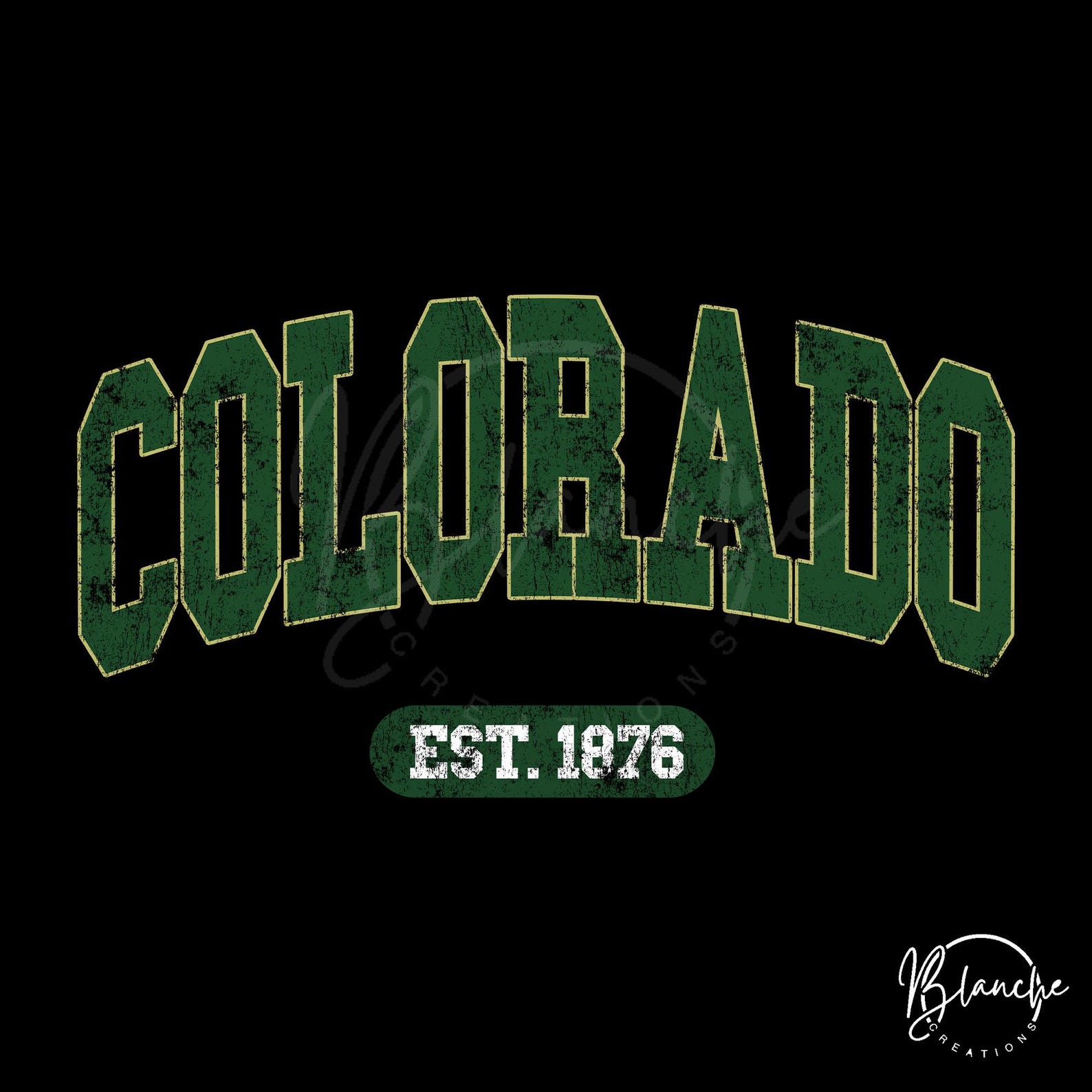 Vintage Colorado State SVG, Retro Collage Clipart, Distressed Varsity ...