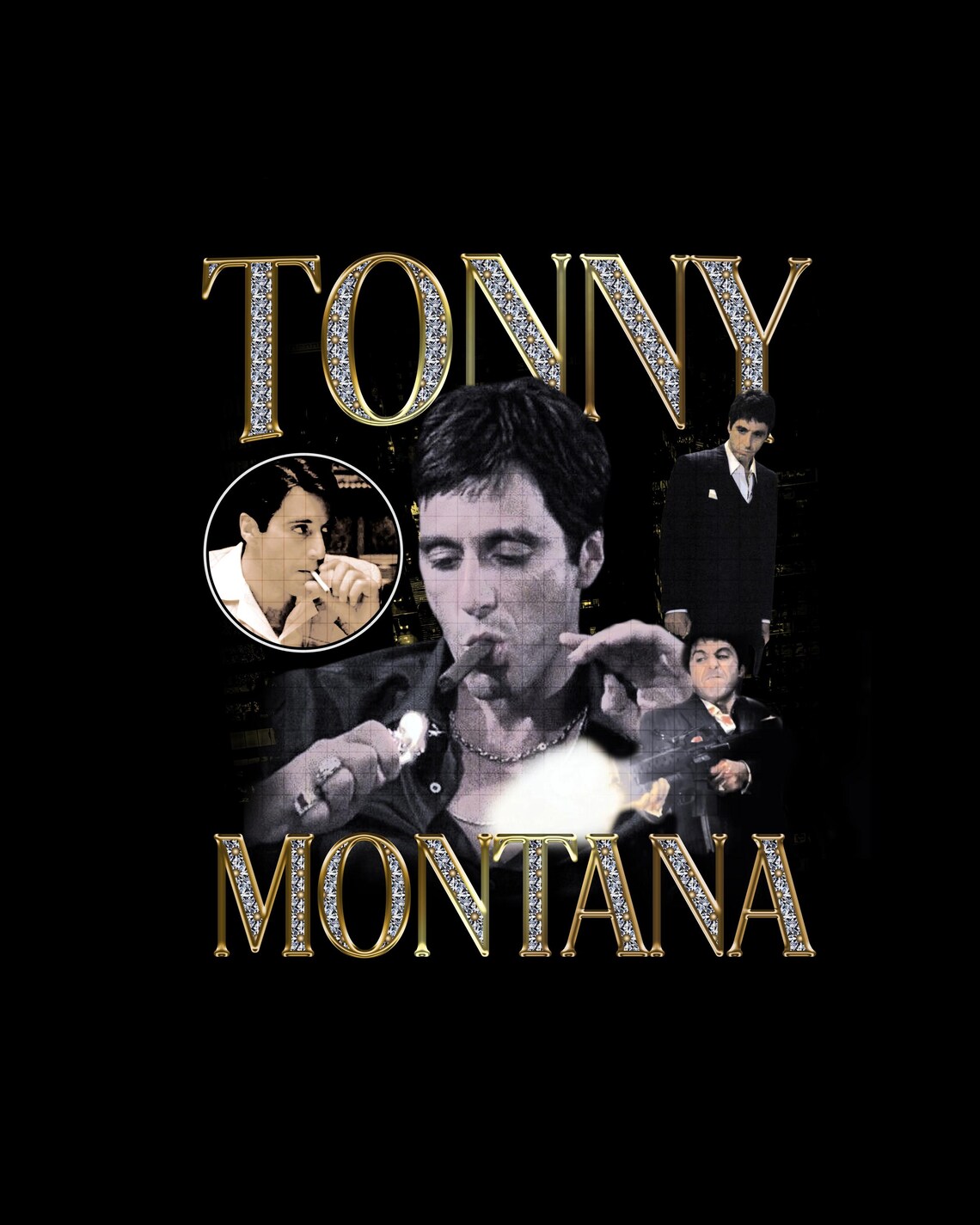 Tony Montana SVG, Tony Montana PNG, SVG de gánster, SVG de película ...