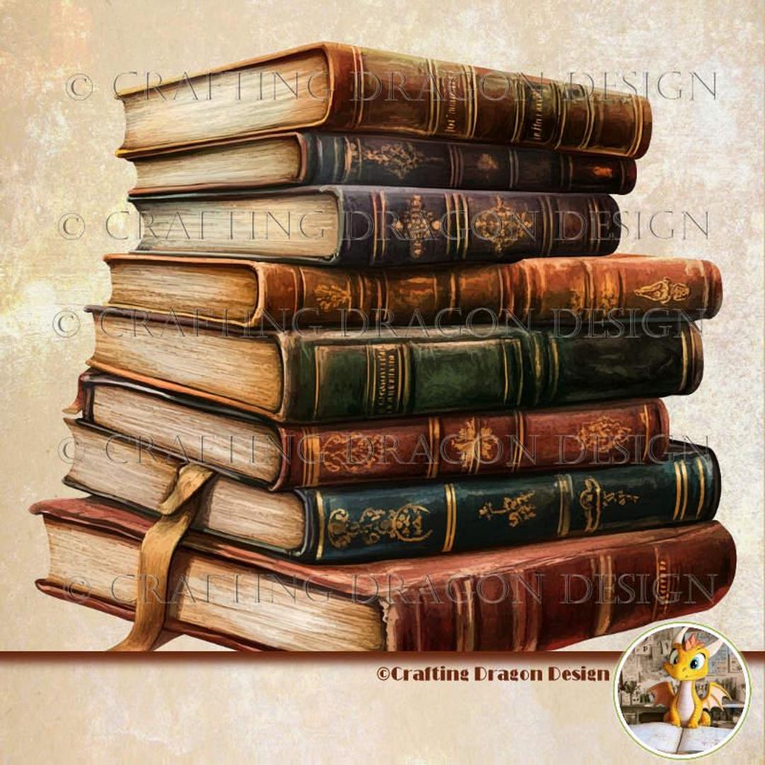 Junk Journal Stickers, Books, Fussy Cuts, Printable Pages, Download ...