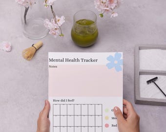 Mental Health Daily Tracker - Etsy