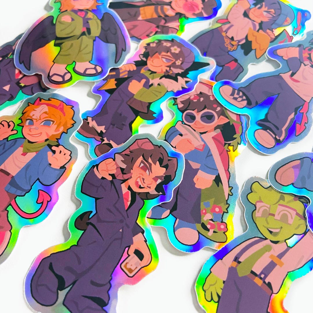 Dream SMP Holographic Stickers - Etsy