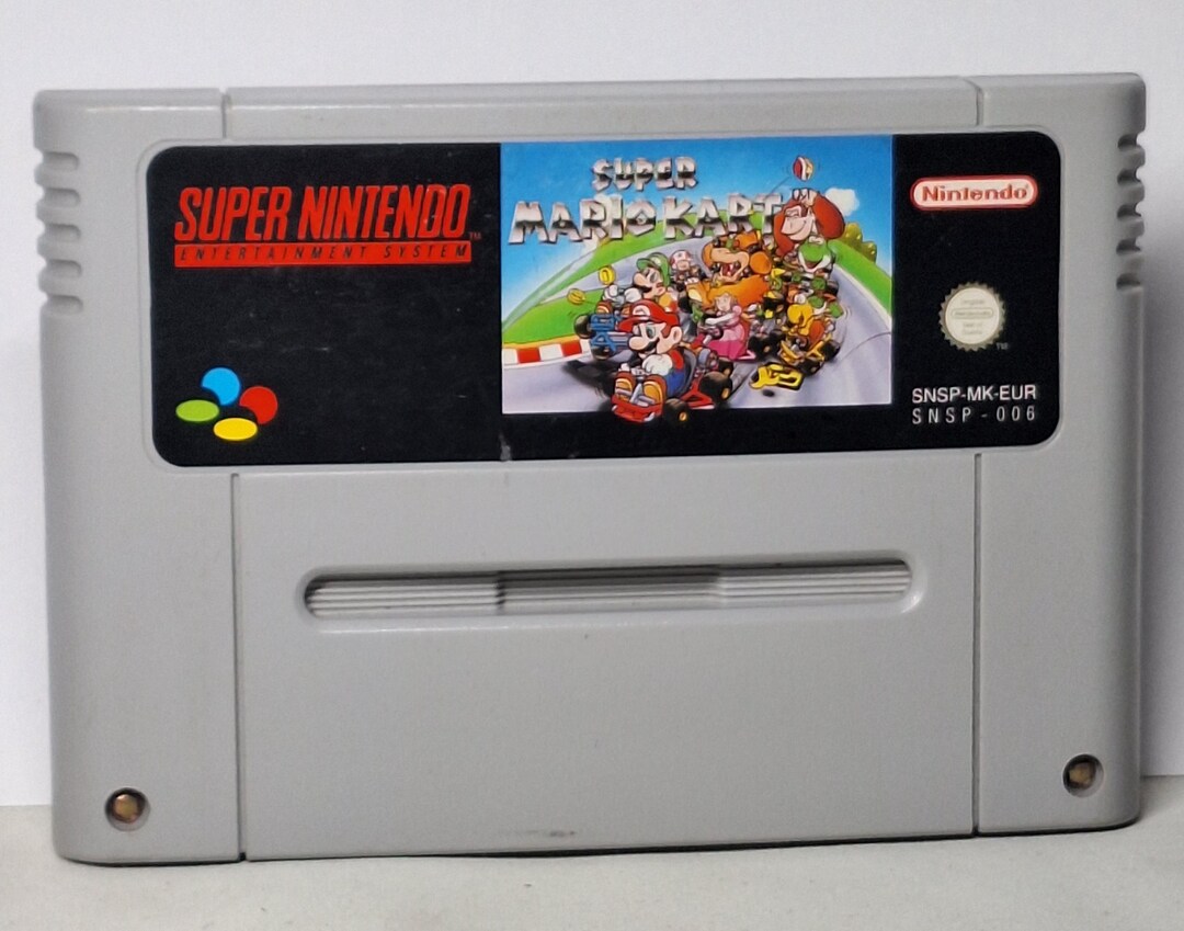 Super Mario Kart SNES Pal Version - Etsy