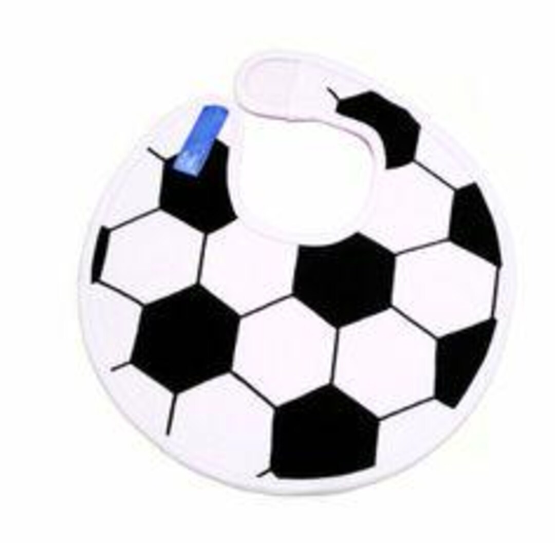 Dibs on Bibs, Soccer Ball Baby Bib: Soccer Nursery / Baby Boy or Girl ...