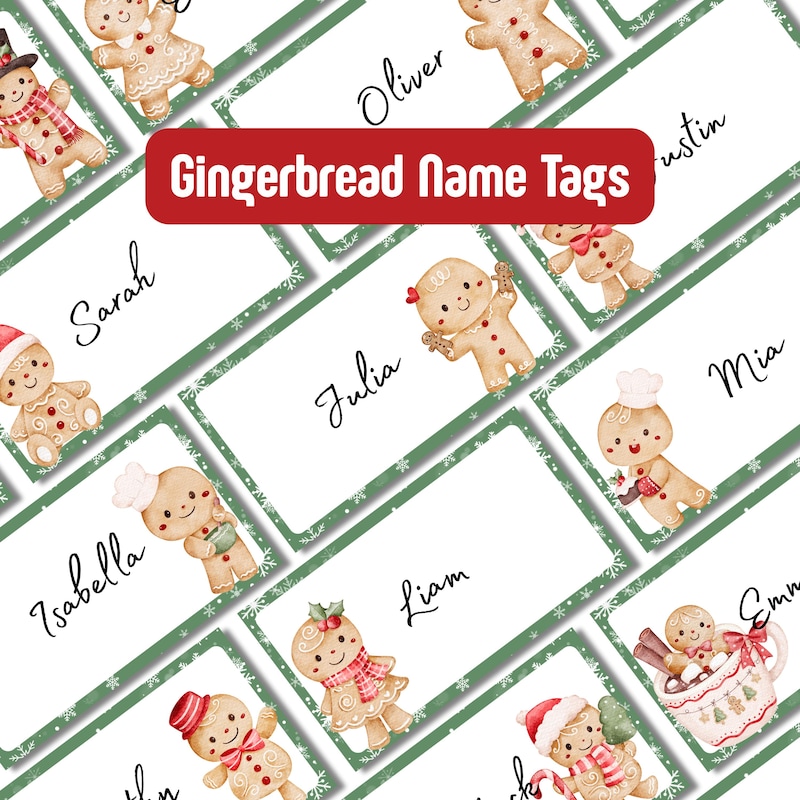 Ginger Bread Cookie Set - Etsy