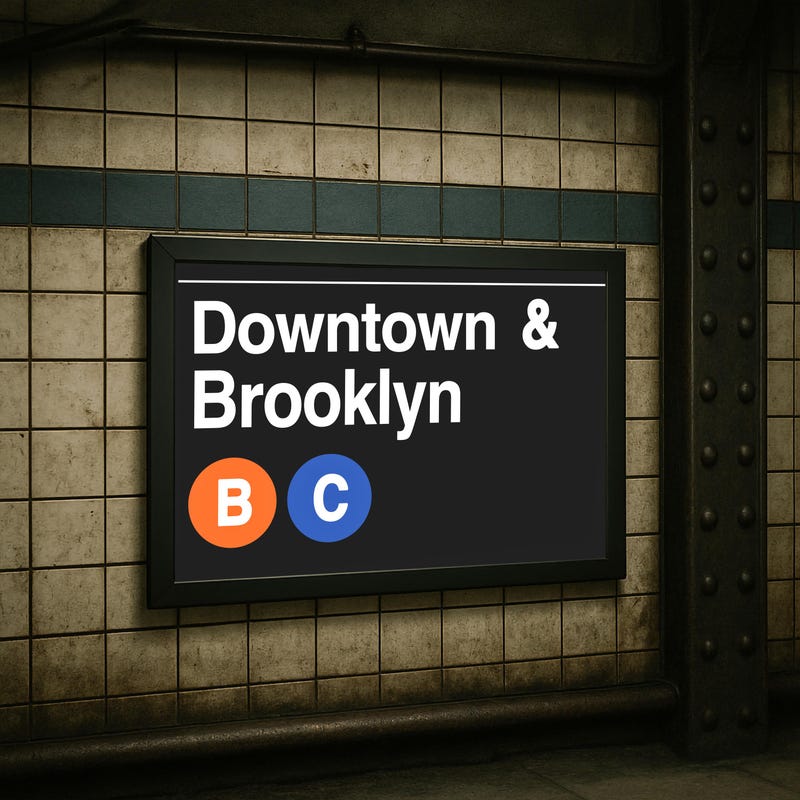 Subway Sign Art - Etsy